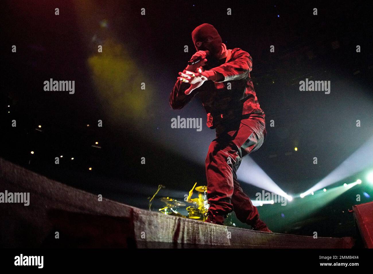Tyler Joseph of Twenty One Pilots performs during 'The Bandito Tour' at ...