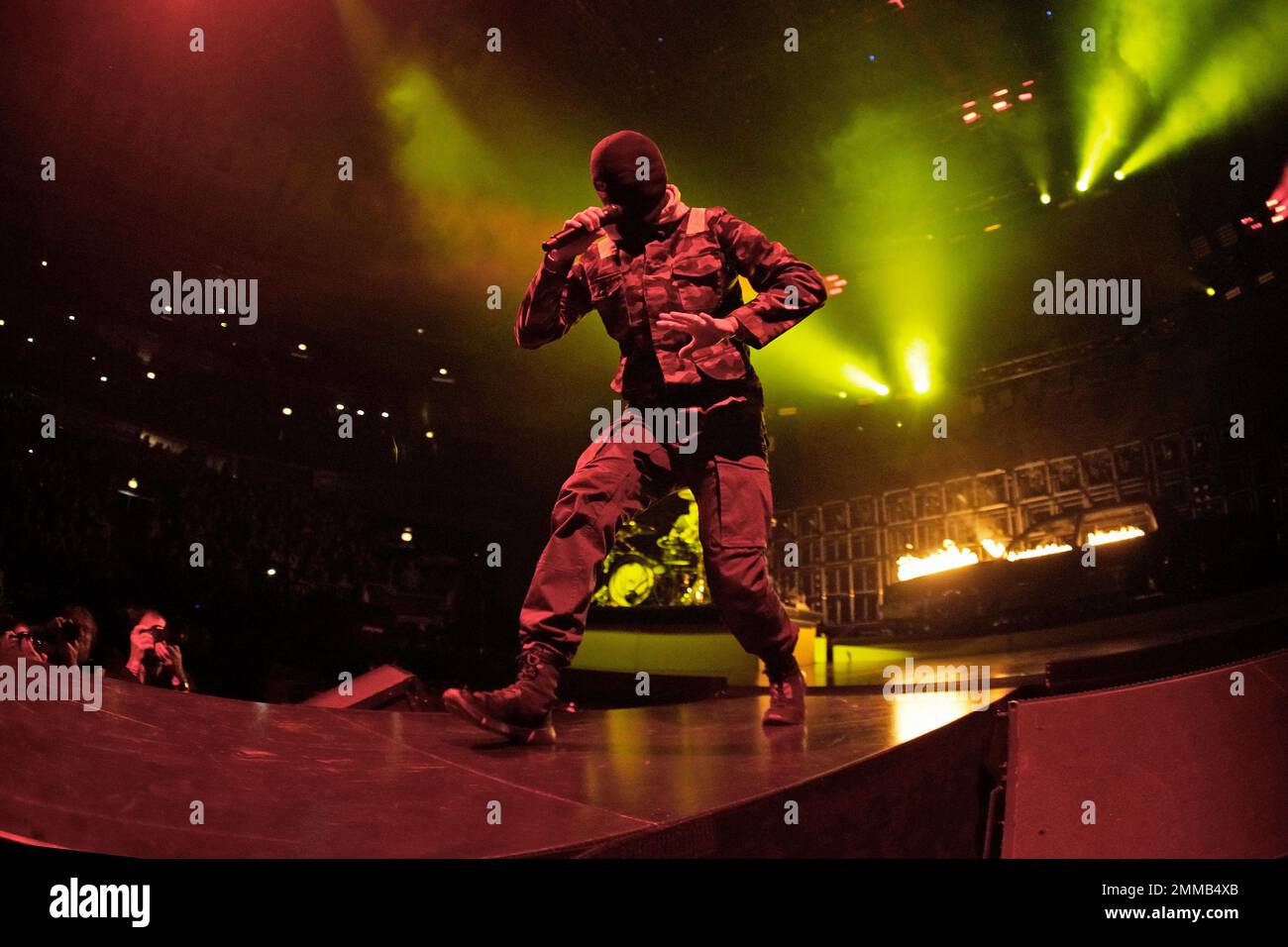 Tyler Joseph of Twenty One Pilots performs during 'The Bandito Tour' at ...