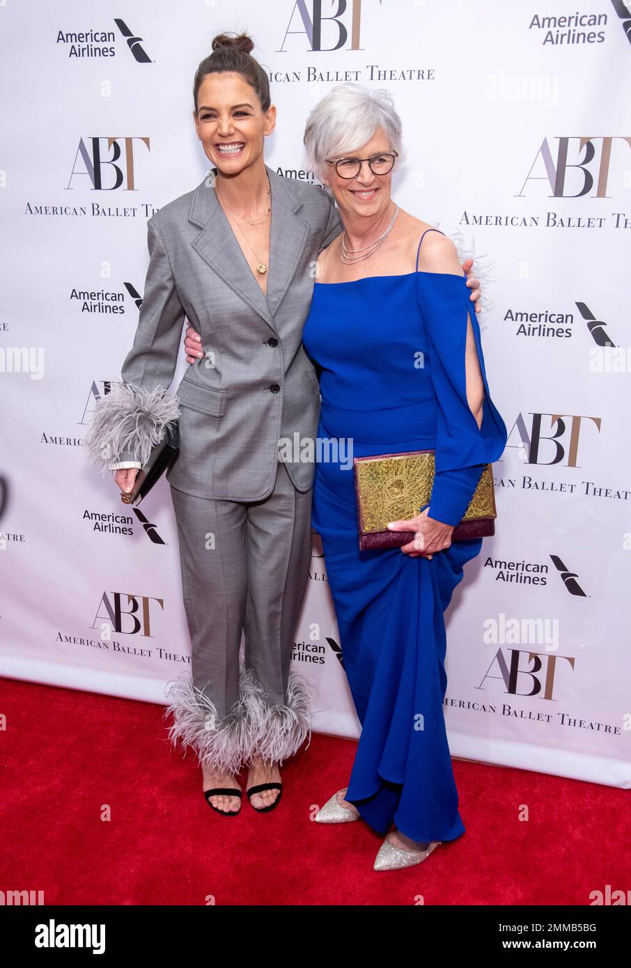 Katie Holmes and her mother Kathleen A. Stothers Holmes attend the ...