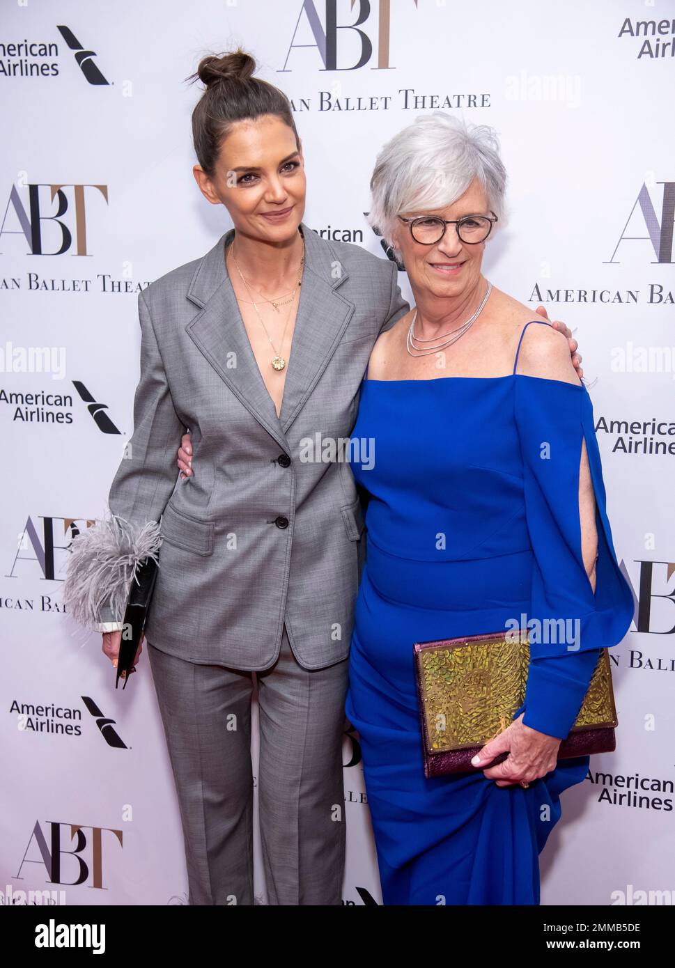 Katie Holmes and her mother Kathleen A. Stothers Holmes attend the ...