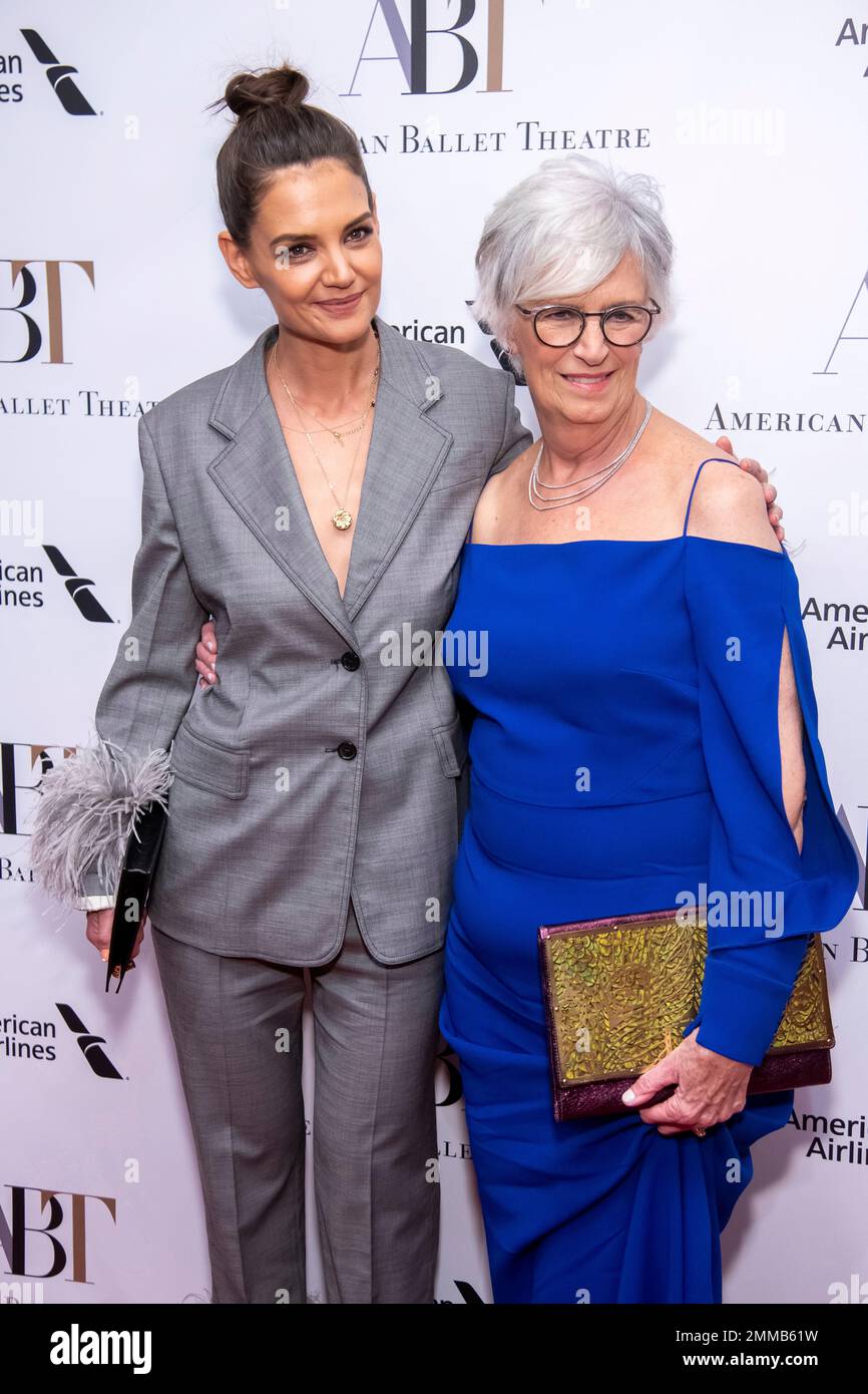Katie Holmes and her mother Kathleen A. Stothers Holmes attend the ...