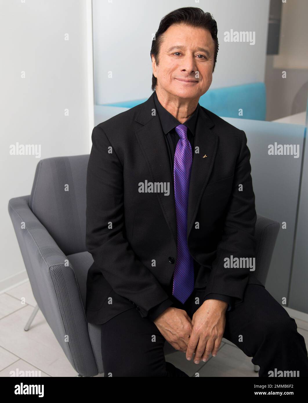 This Oct. 8, 2018 photo shows singer Steve Perry posing for a portrait ...