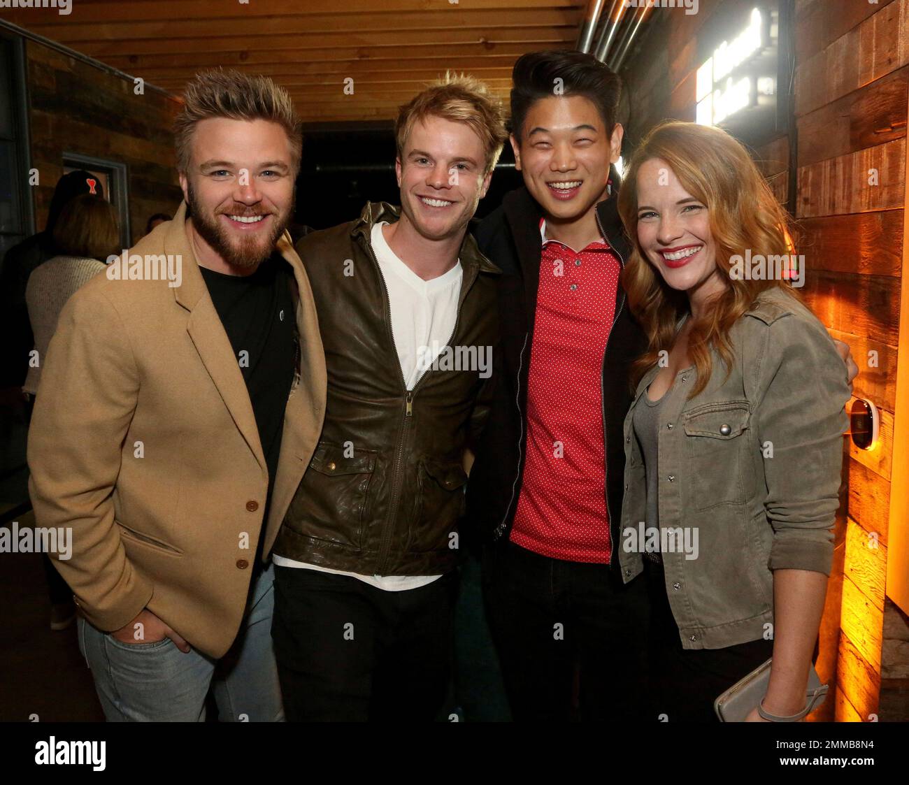 IMAGE DISTRIBUTED FOR MICROSOFT - Brett Davern, from left, Graham ...