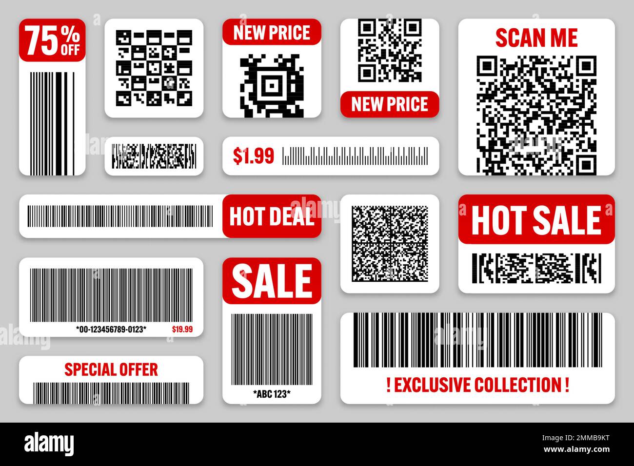 Inventory badge codes Stock Vector Images - Alamy