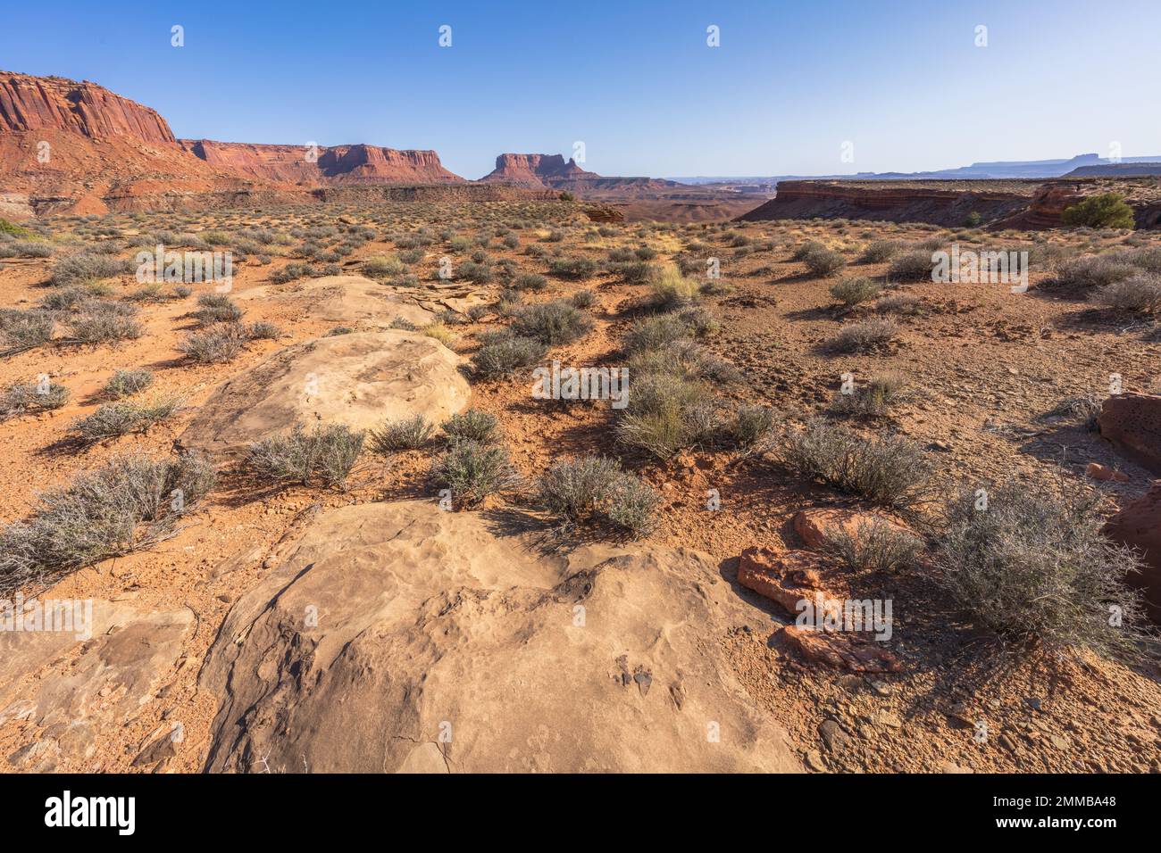 hiking the murphy trail loop in the island in the sky in canyonlands ...