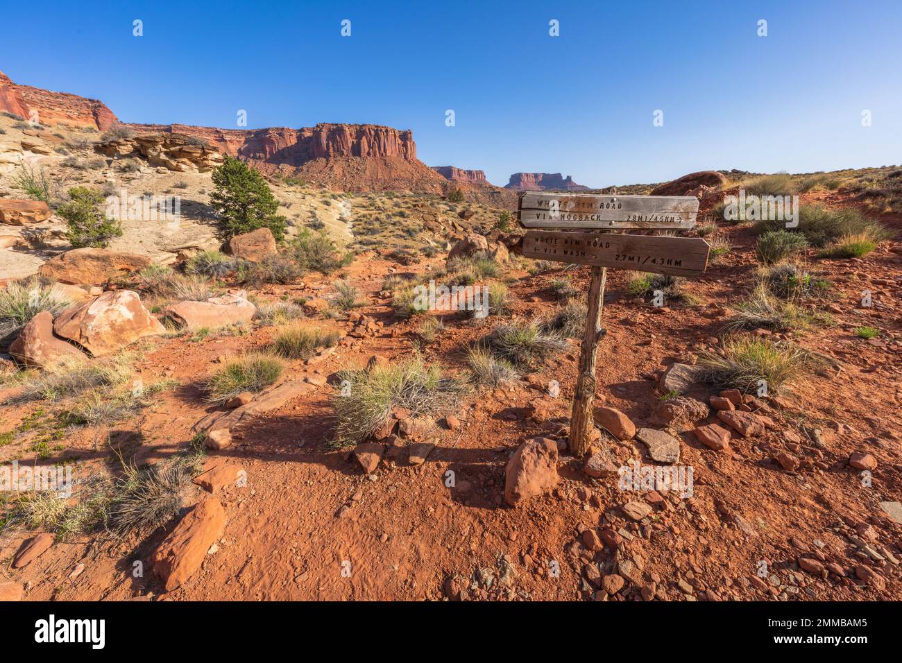 hiking the murphy trail loop in the island in the sky in canyonlands ...