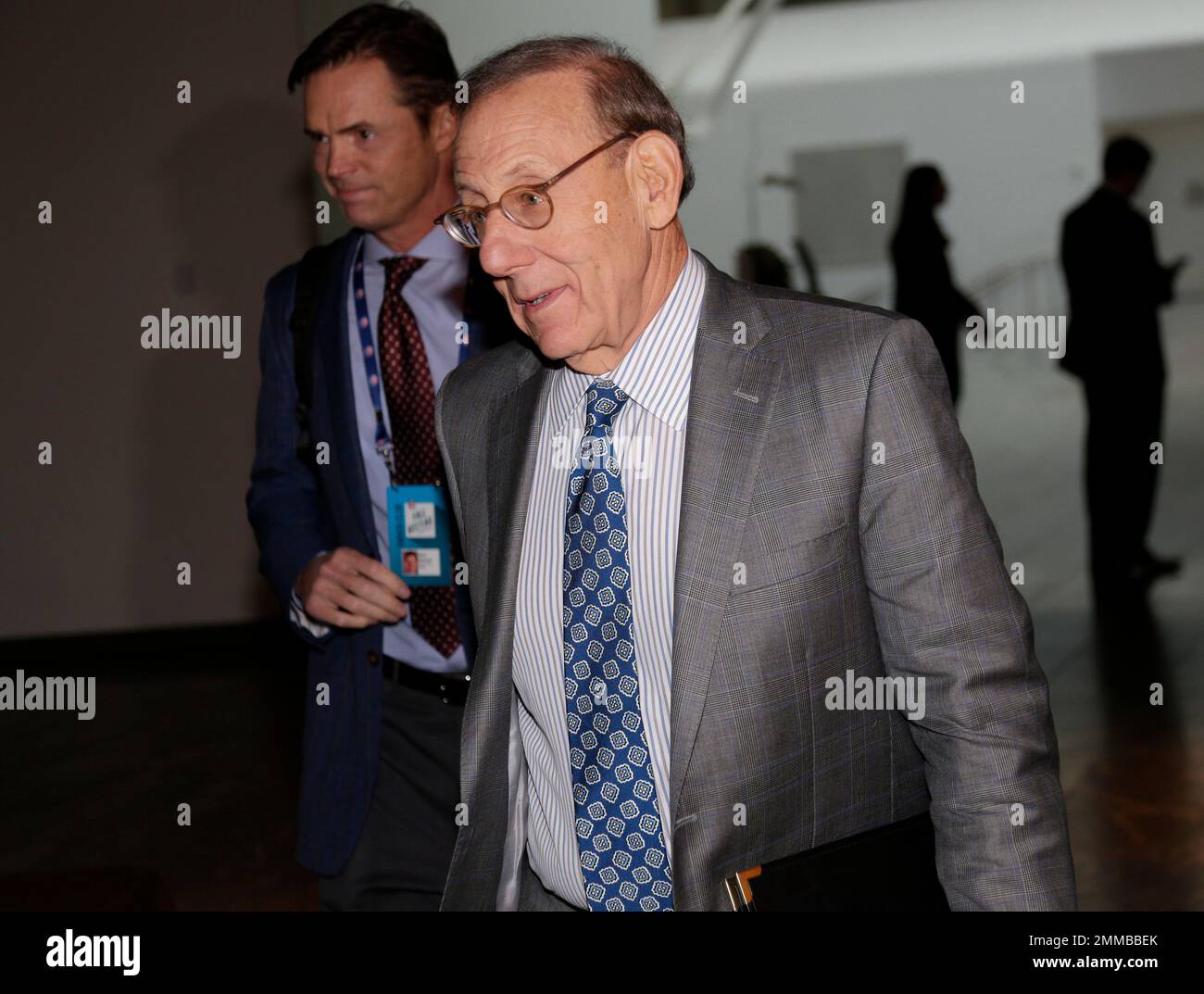 Miami Dolphins owner Stephen Ross arrives for the NFL fall meetings in ...