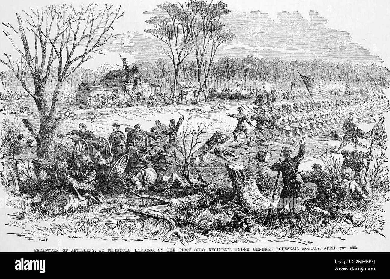The Battle of Shiloh (aka the Battle of Pittsburg Landing) was fought ...