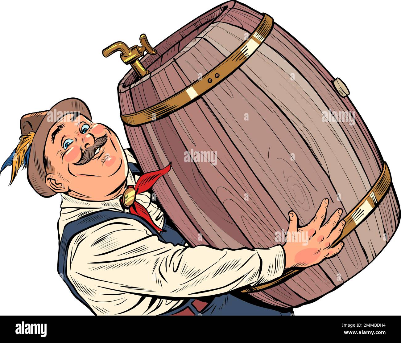 German beer tap Stock Vector Images - Alamy