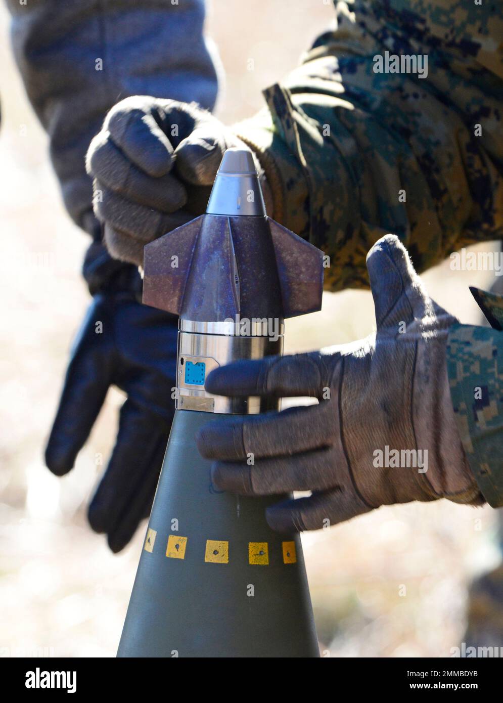 Precision Guidance Kit (PGK) artillery rounds are tested by U.S ...