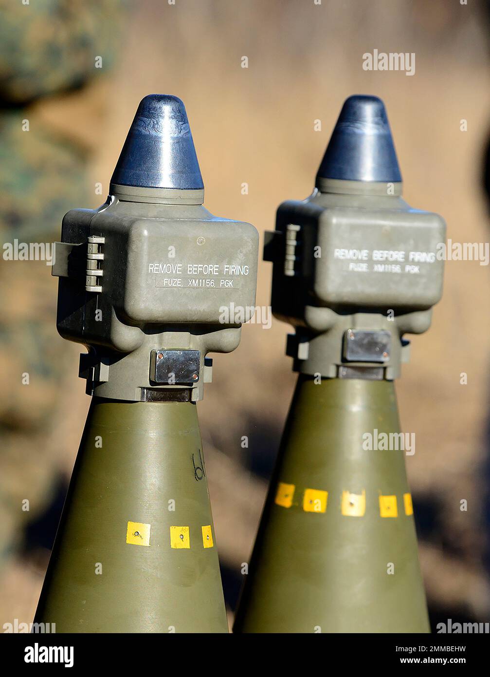 Precision Guidance Kit (PGK) artillery rounds are tested by U.S ...