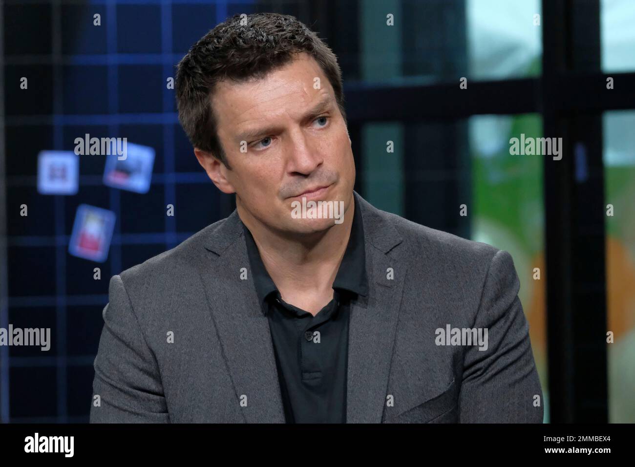 Nathan Fillion participates in the BUILD Speaker Series to discuss his ...