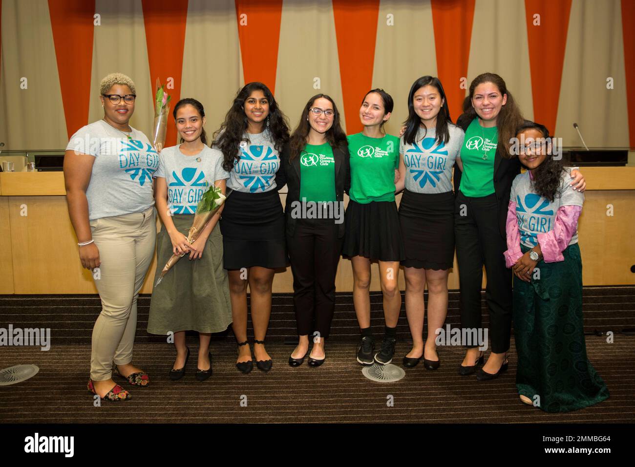 Representatives from around the world, including 14-year-old Shreeya ...