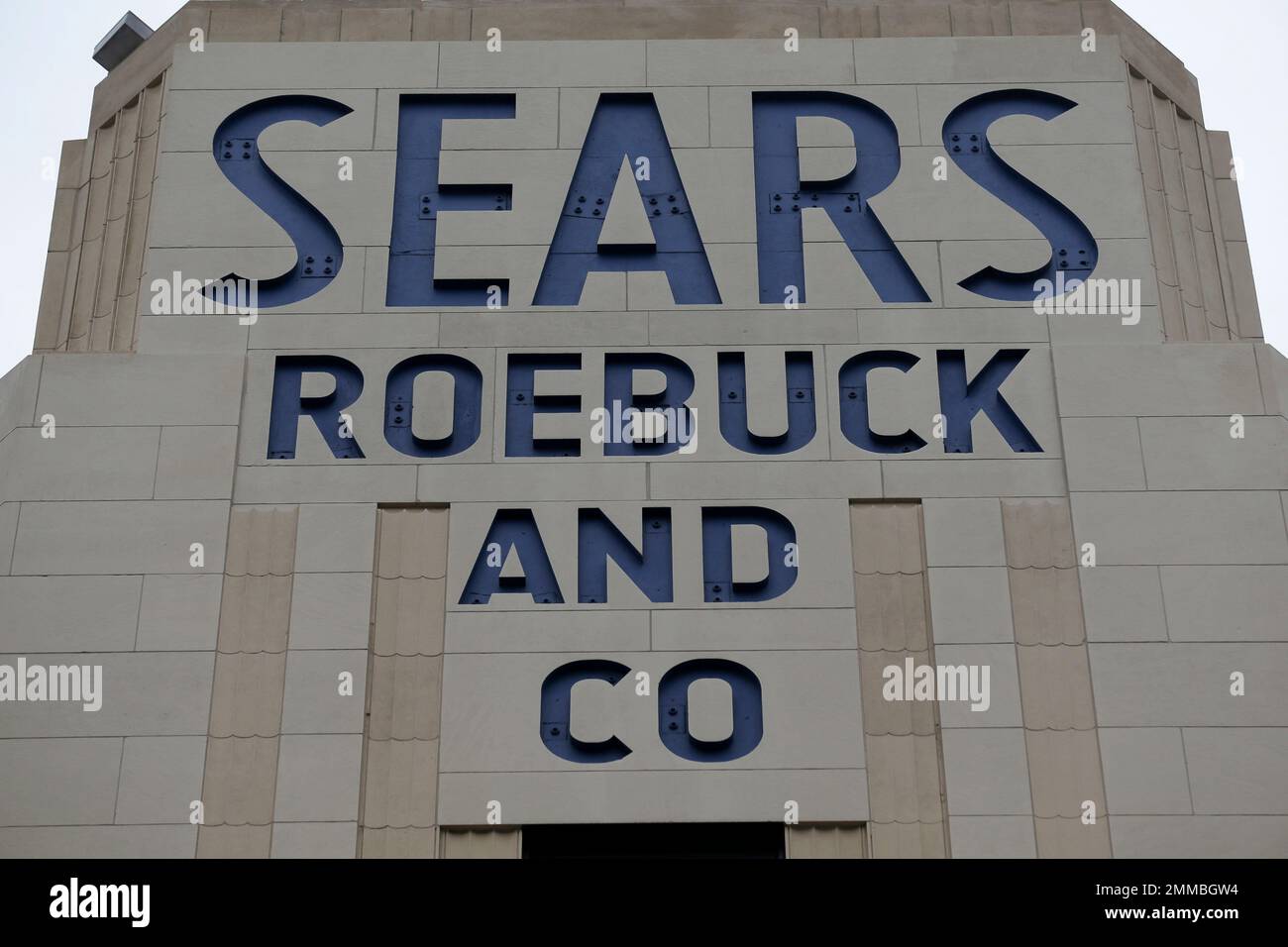A sign for a Sears department store is displayed in Hackensack, N.J ...