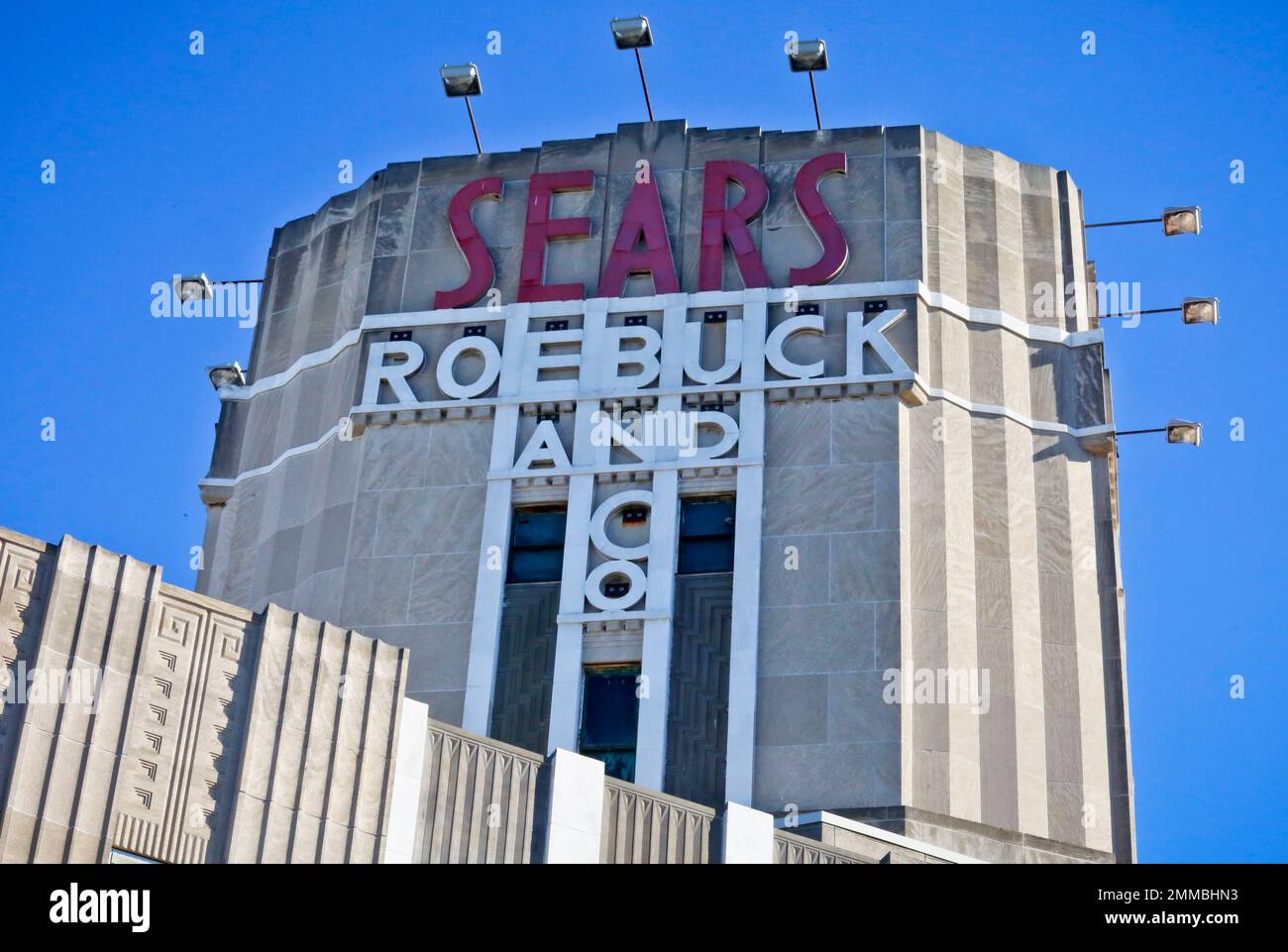 This Wednesday, March 22, 2017, photo, shows Sears signage on its ...