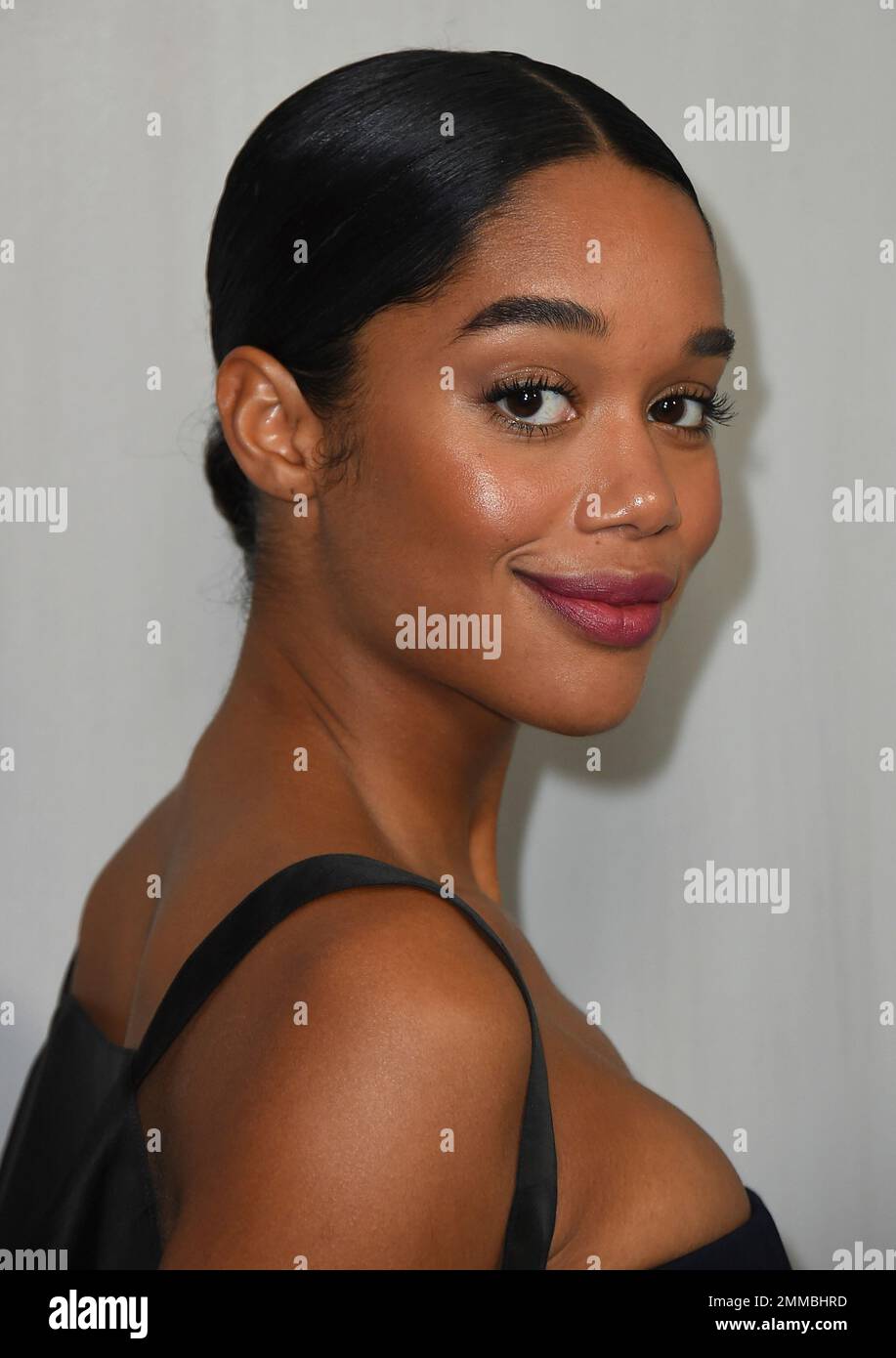 Laura Harrier arrives at the 16th Annual Hammer Museum Gala in the ...