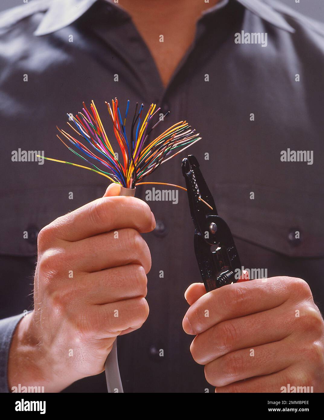 Bunch of small wires hi-res stock photography and images - Alamy