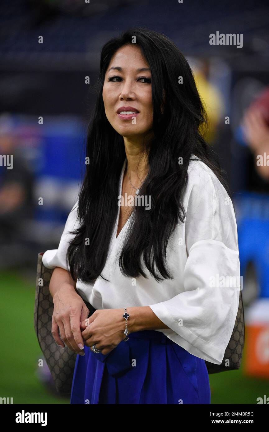 Buffalo Bills owner Kim Pegula before an NFL football game against the ...