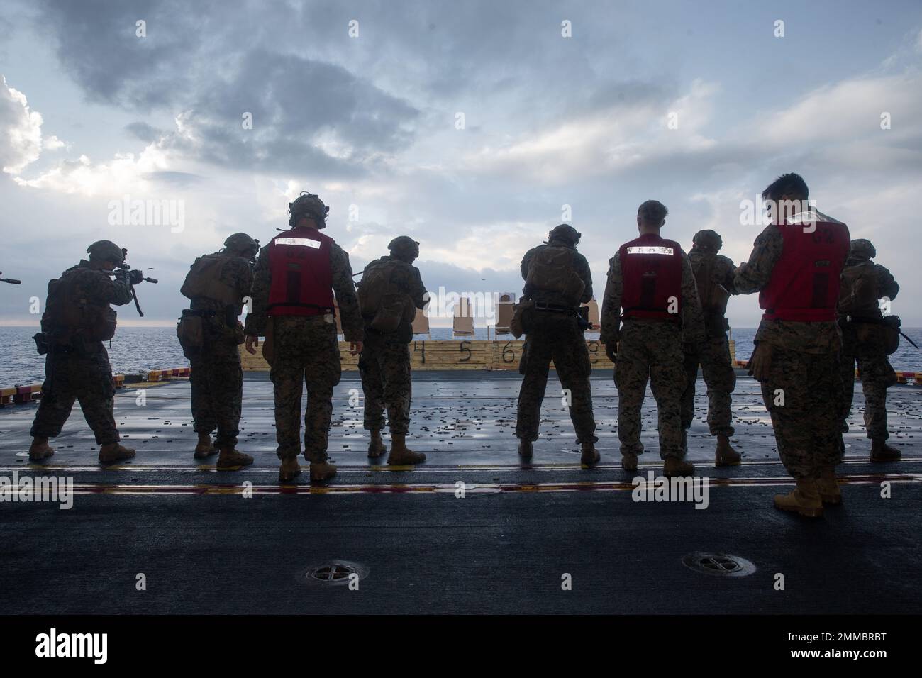 U.S. Marines with Battalion Landing Team 2/5, 31st Marine Expeditionary ...