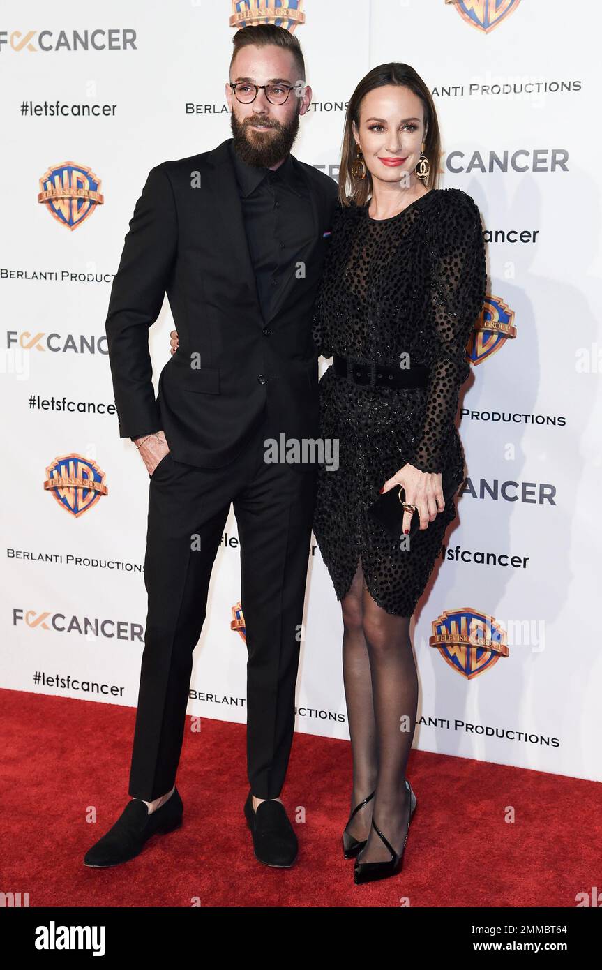 Nick Lakind, left, and Catt Sadler attend Barbara Berlanti Heroes Gala ...