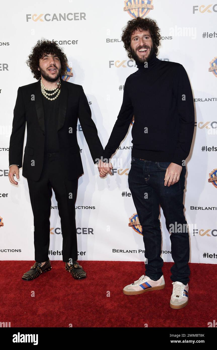 Benny Blanco, left, and Lil Dicky attend Barbara Berlanti Heroes Gala ...