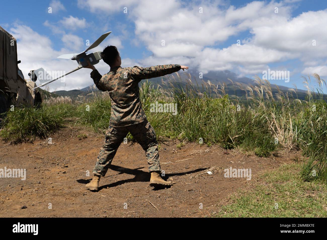 U.S. Marine Corps Sgt. Hunter Hockenberry, an intelligence specialist ...