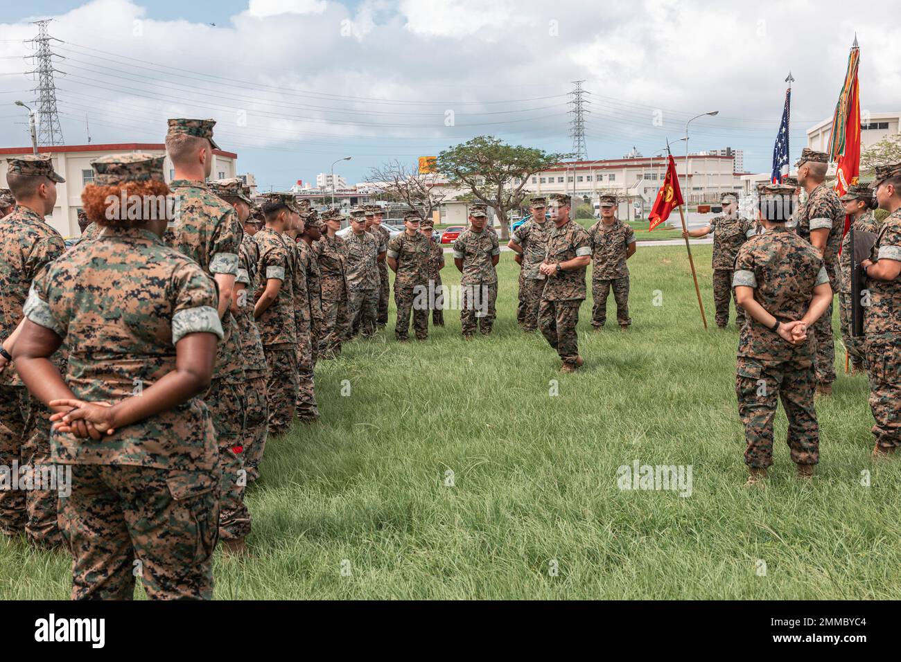 U.S. Marine Corps Col. Christopher Haar, the commanding officer of ...