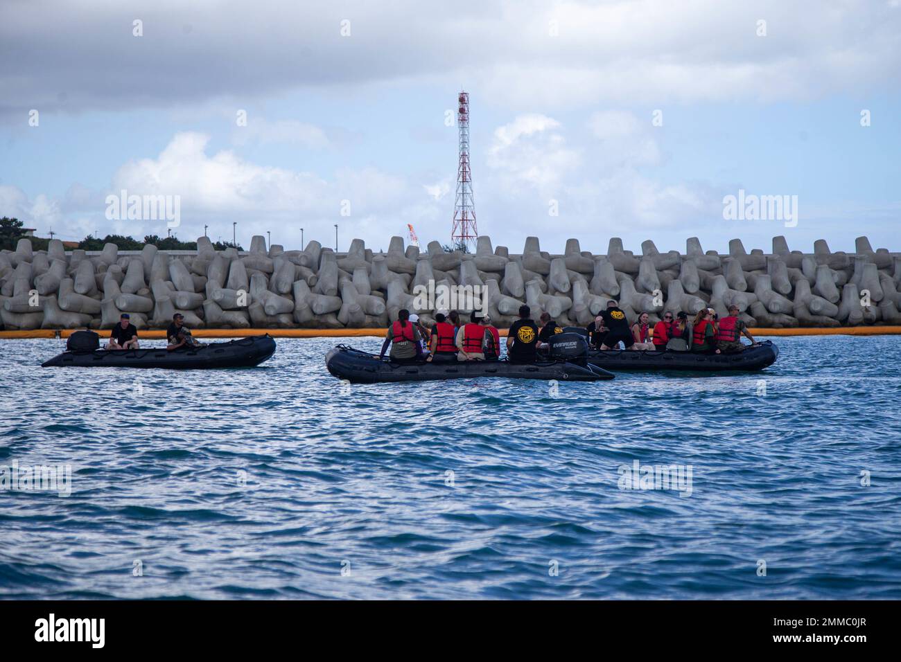 Family members of U.S. Marines and Sailors based on Camp Schwab ...