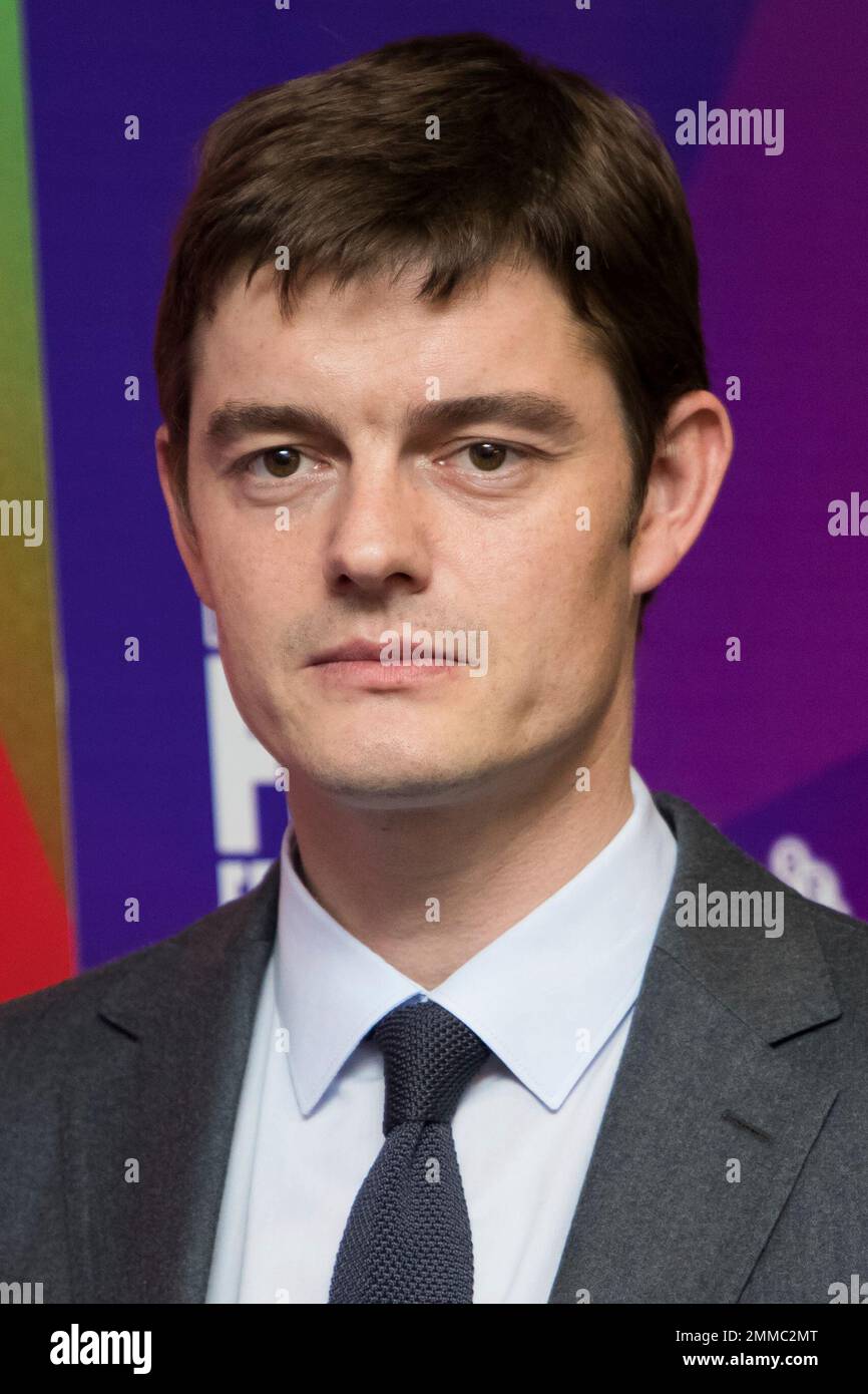 Actor Sam Riley poses for photographers upon arrival at the premiere ...