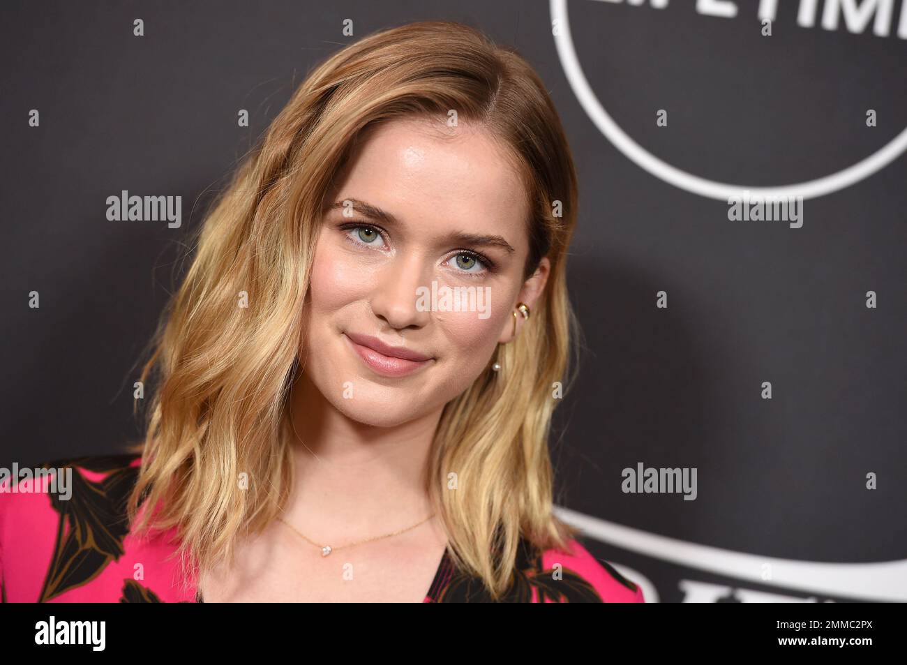 Elizabeth Lail arrives at Variety's Power of Women event on Friday, Oct ...