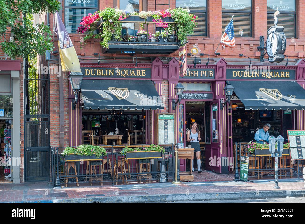 Irish Pub in the Gas Lamp Quarter is a historic district in downtown ...