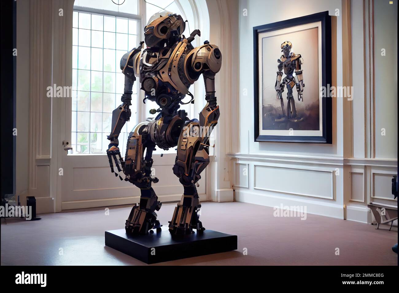 Ai robot artwork hi-res stock photography and images - Alamy