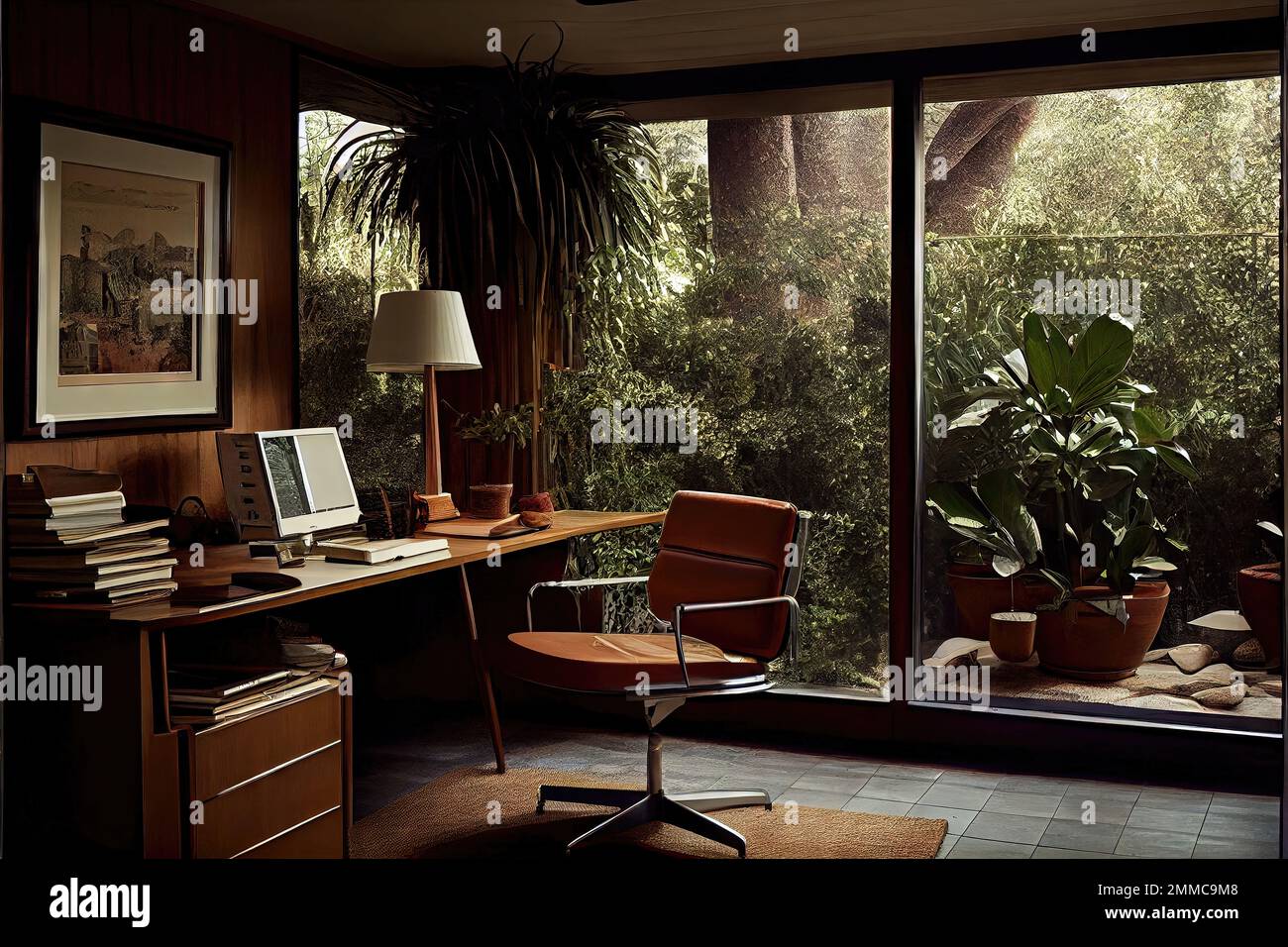 Interior design of home office hi-res stock photography and images - Alamy