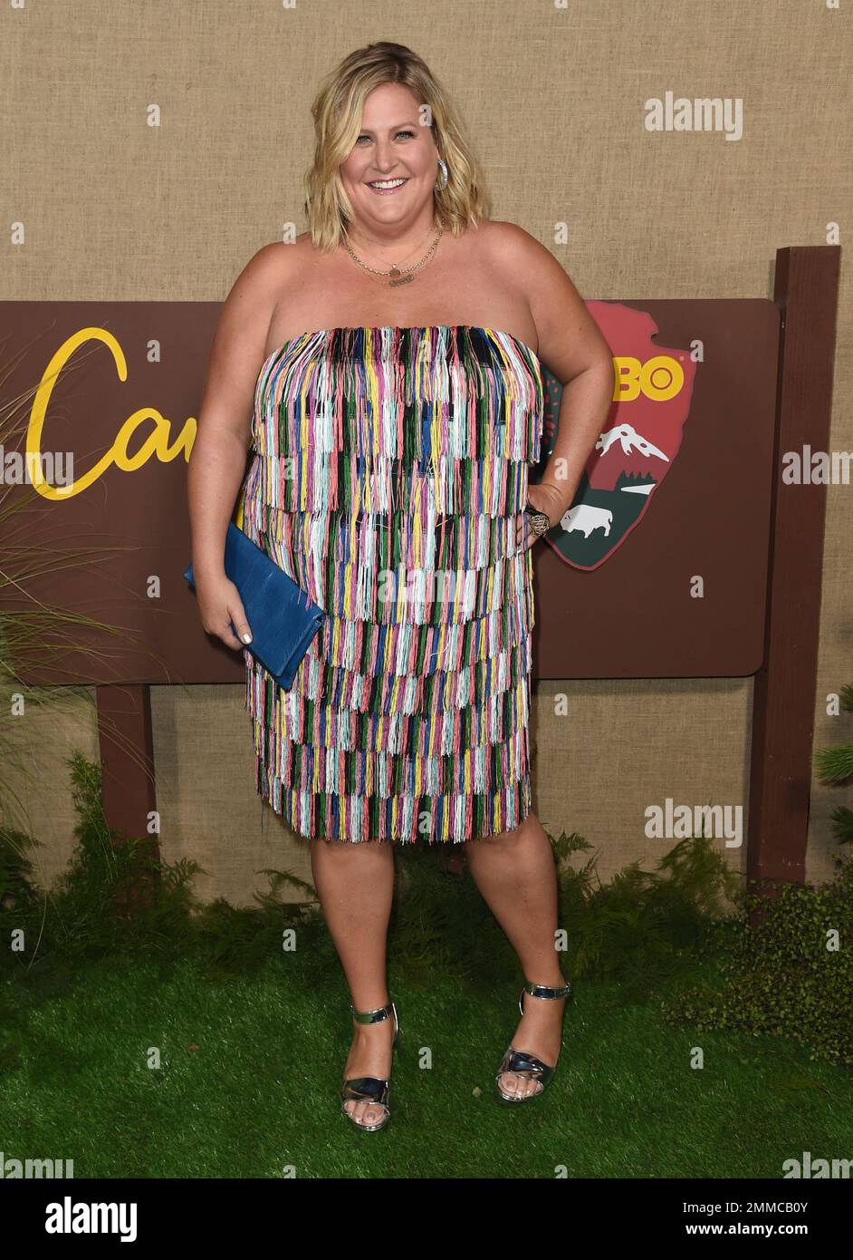 Bridget Everett arrives at the Los Angeles premiere of "Camping" on ...