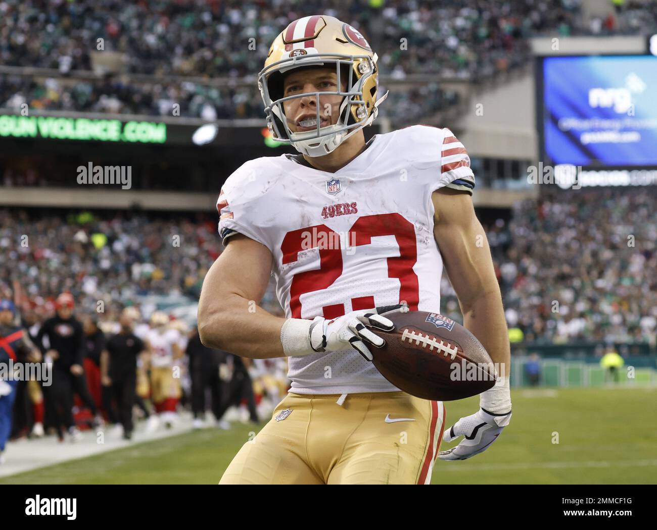 Christian mccaffrey 49ers 2023 hi-res stock photography and images - Alamy