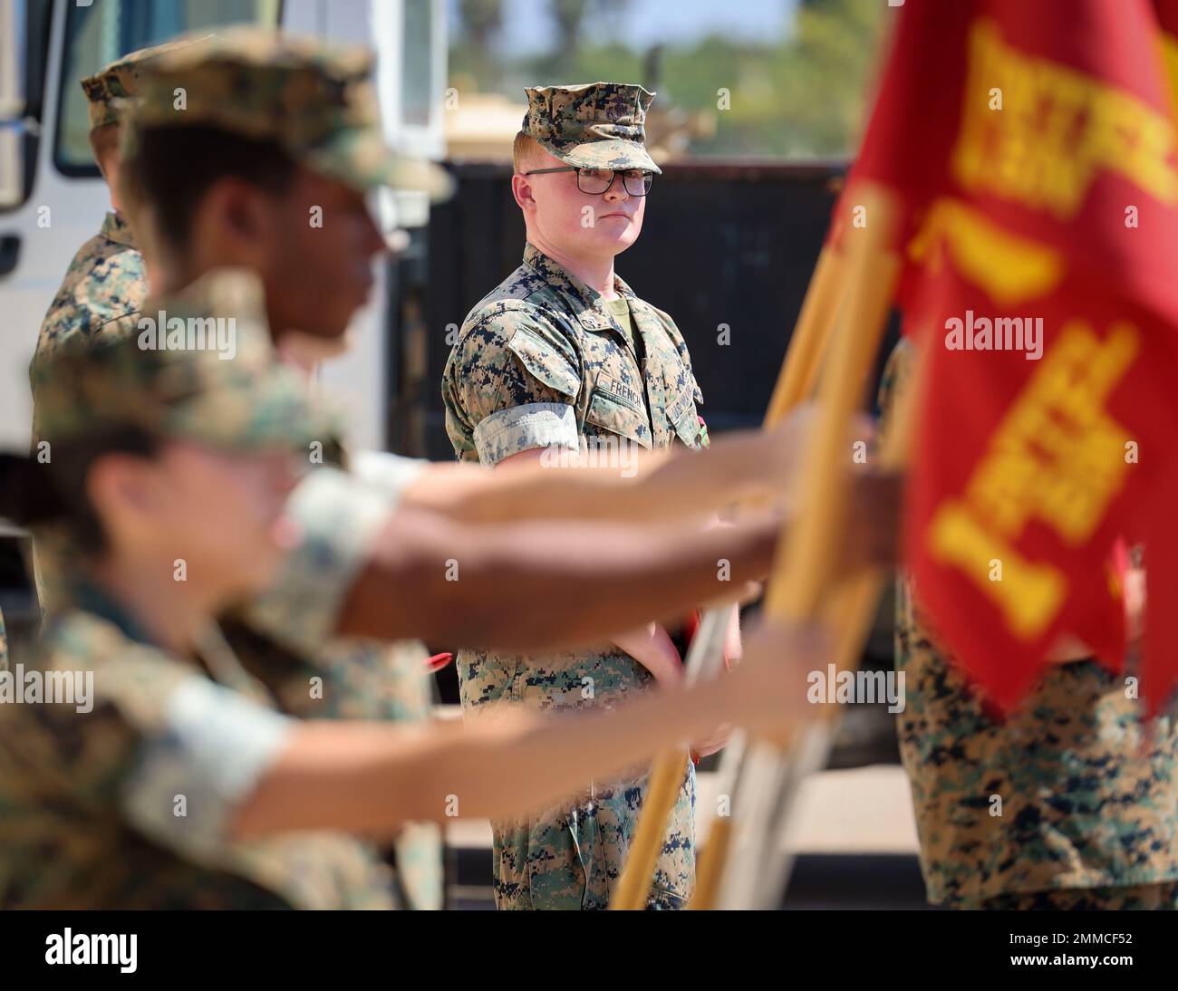 U.S. Marine Corps Cpl. Jameson J. French, an intelligence surveillance ...