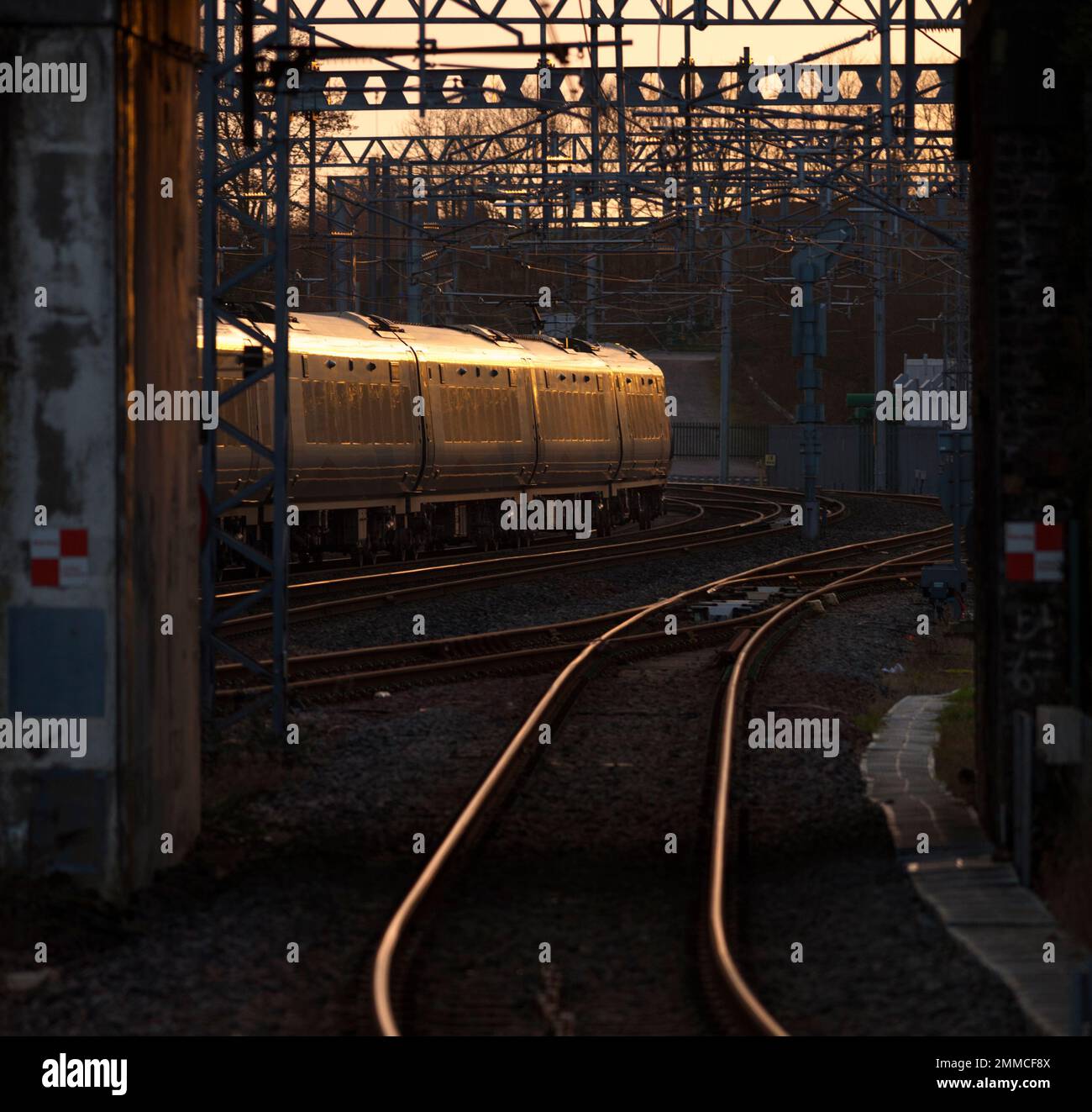 First Transpennine Express class 397 electric train on the west coast ...