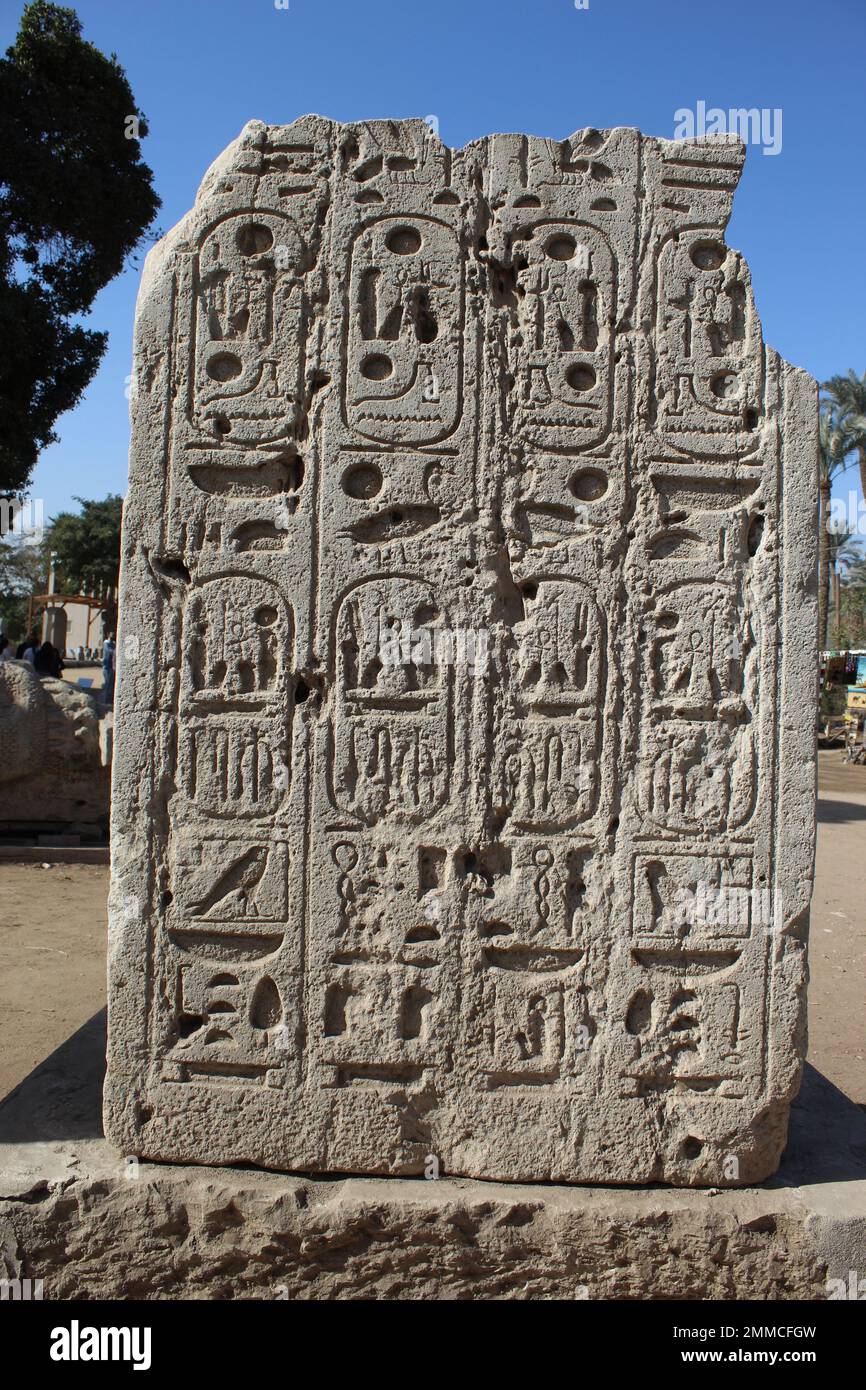 Ancient Egyptian Hieroglyphic Cuneiform writing Stock Photo - Alamy