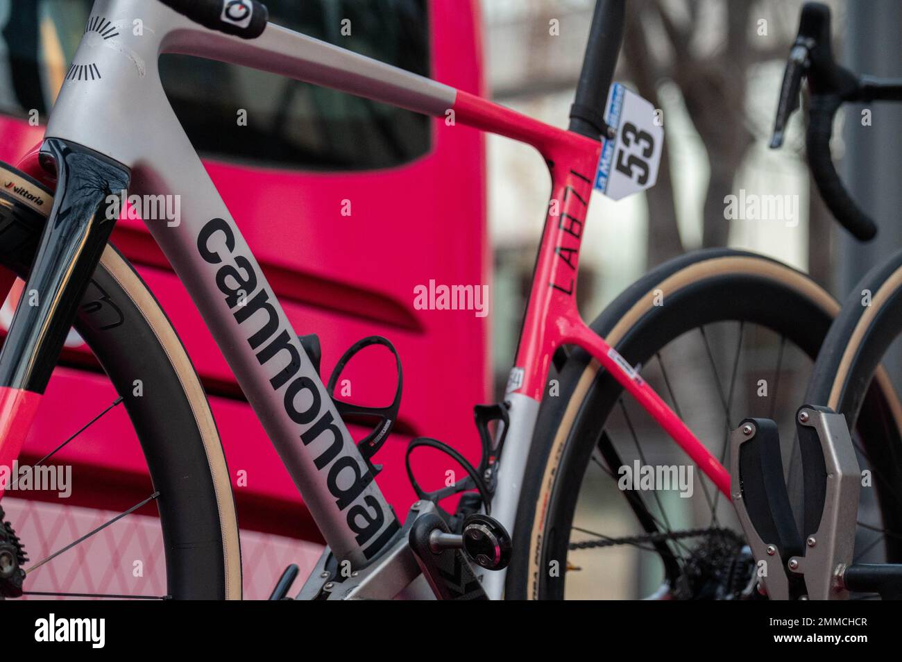 Cannondale Bike EF Education-EasyPost during the Grand Prix La ...