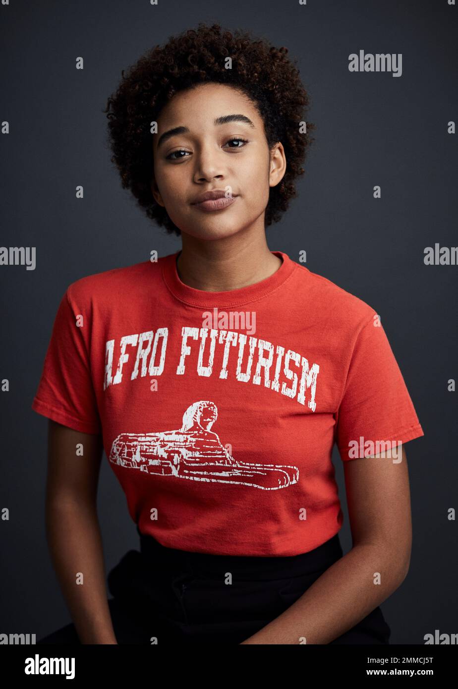 This Sept. 28, 2018 photo shows Amandla Stenberg during a portrait ...