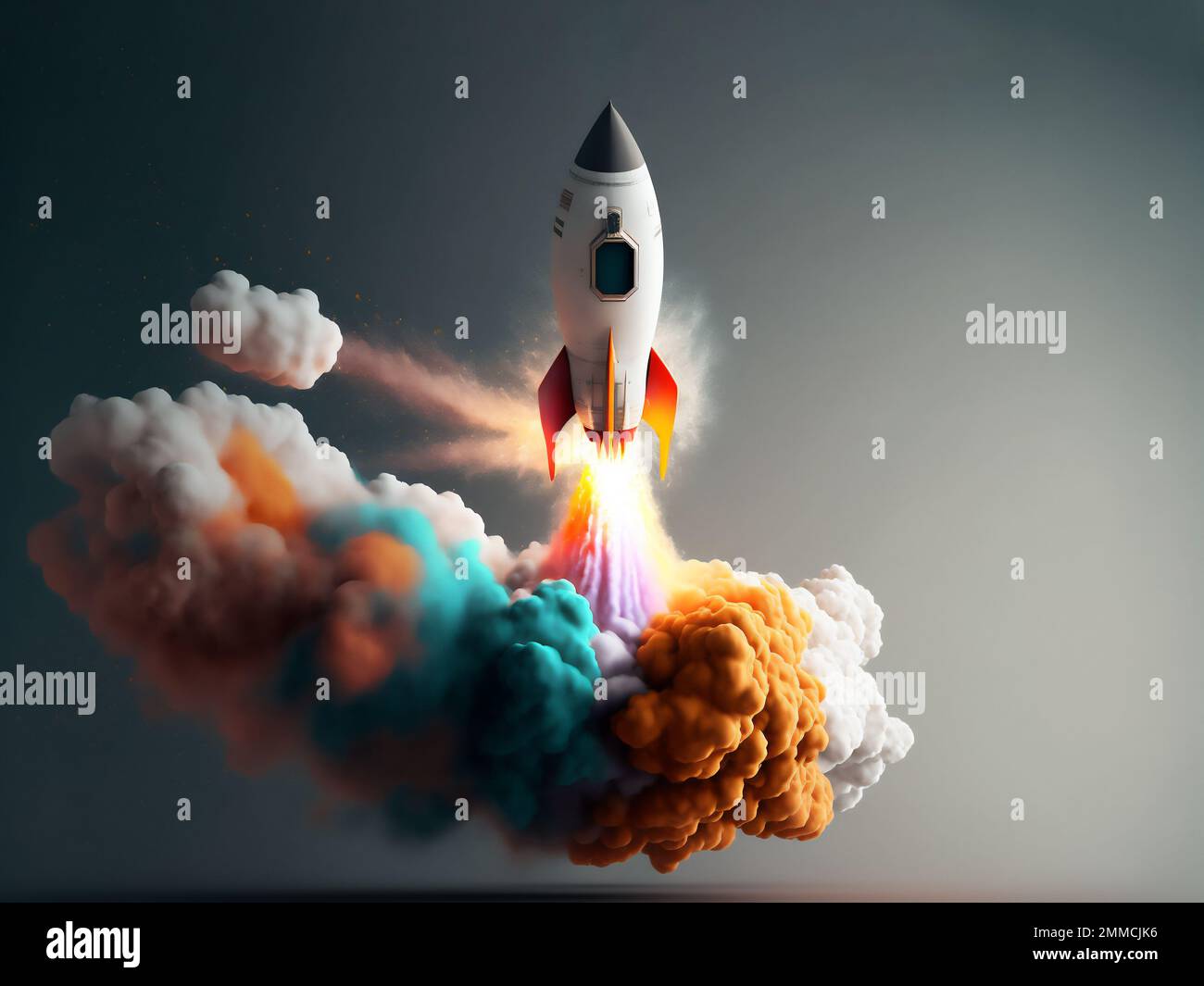 Space rocket smoke fire hi-res stock photography and images - Alamy