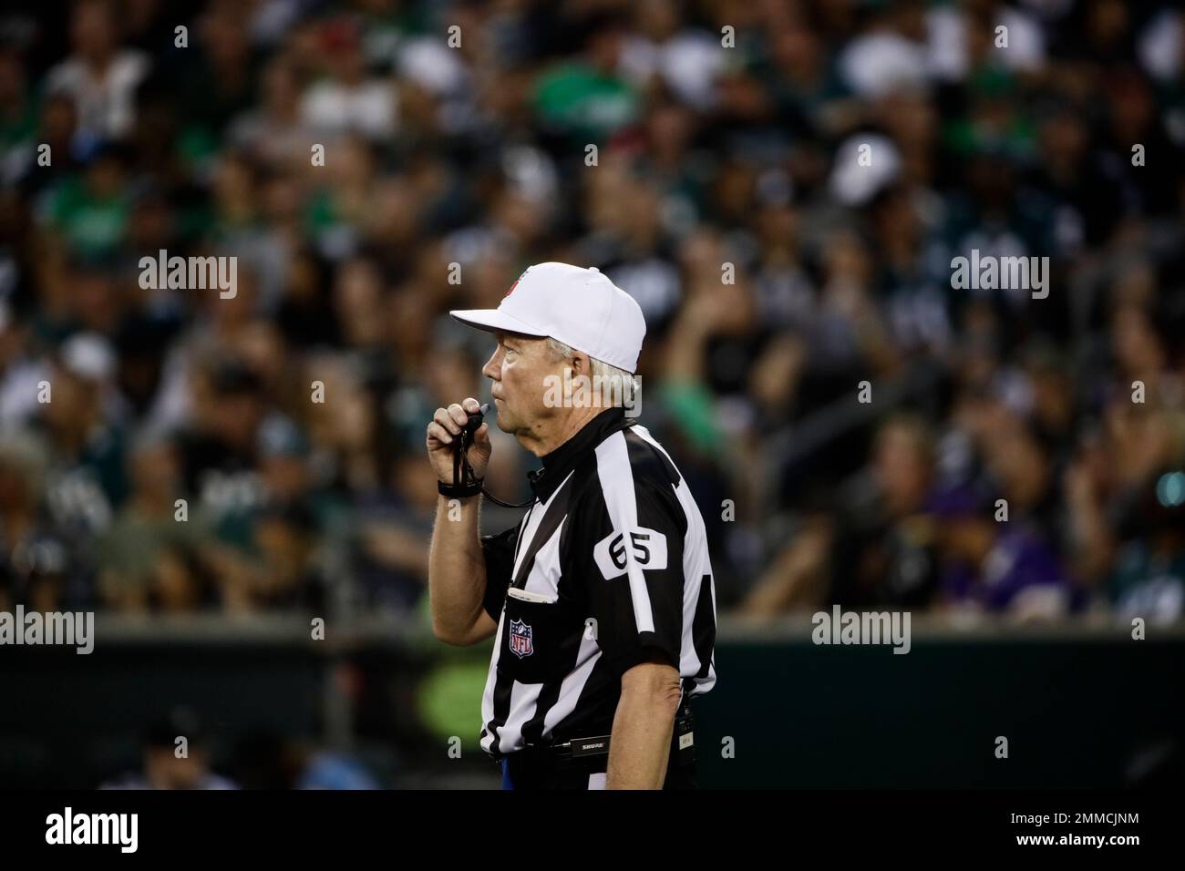 Referee Walt Coleman (65) during an NFL football game between the ...