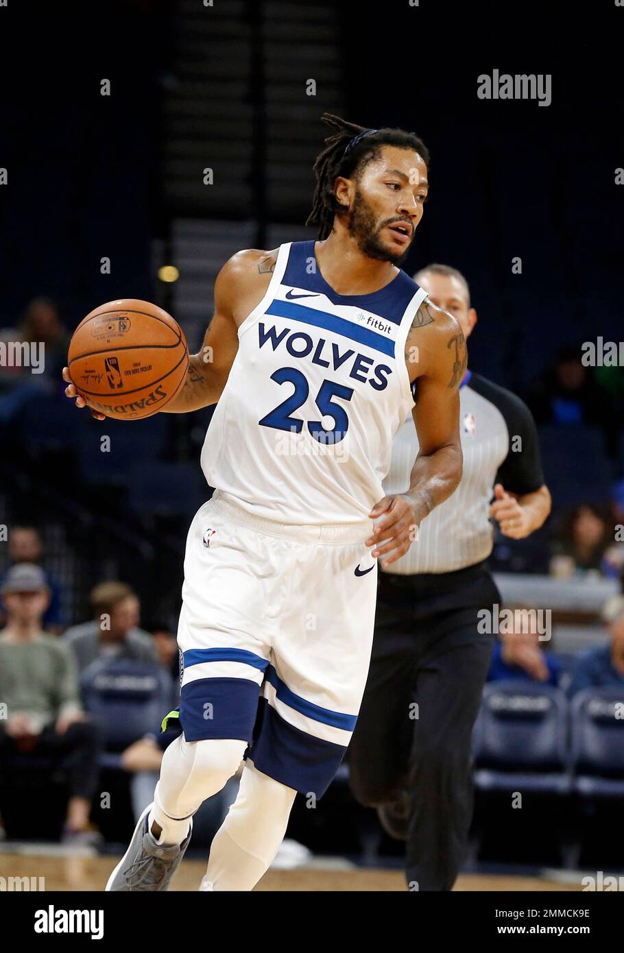 Minnesota Timberwolves' Derrick Rose plays against the Oklahoma City ...