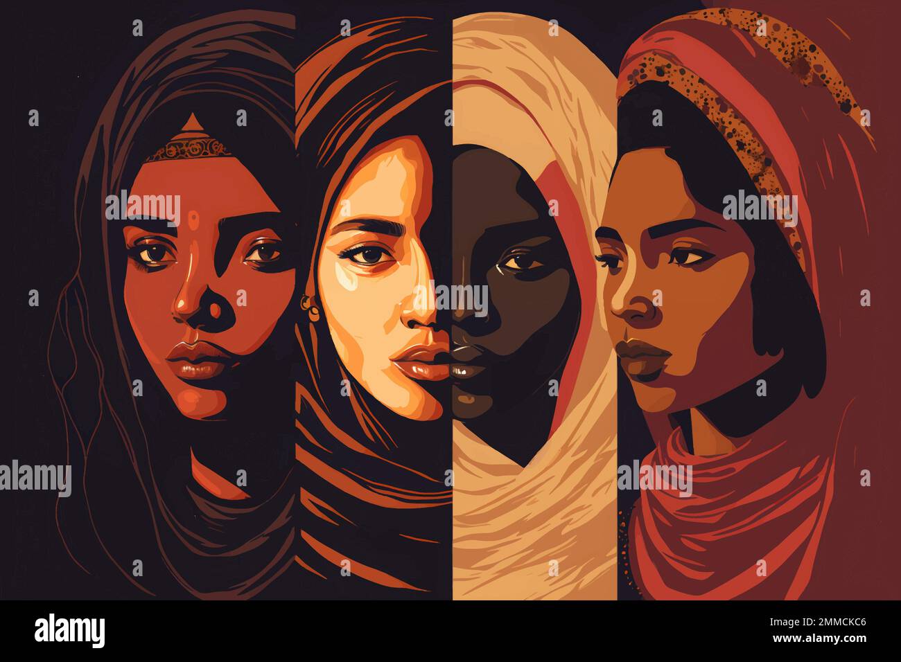 Lifestyle different ethnic backgrounds Stock Vector Images - Alamy