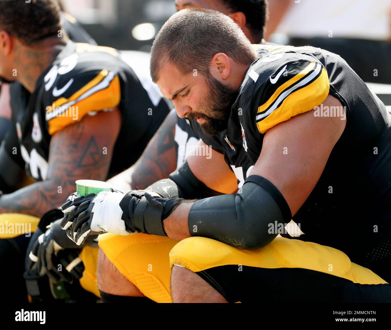 Pittsburgh Steelers offensive tackle Alejandro Villanueva (78) on the ...