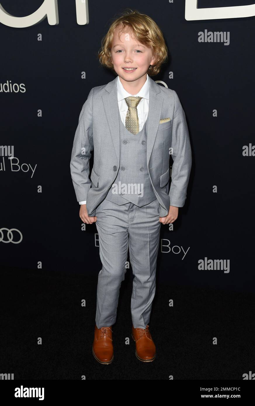 Christian Convery arrives at the premiere of "Beautiful Boy" on Monday ...