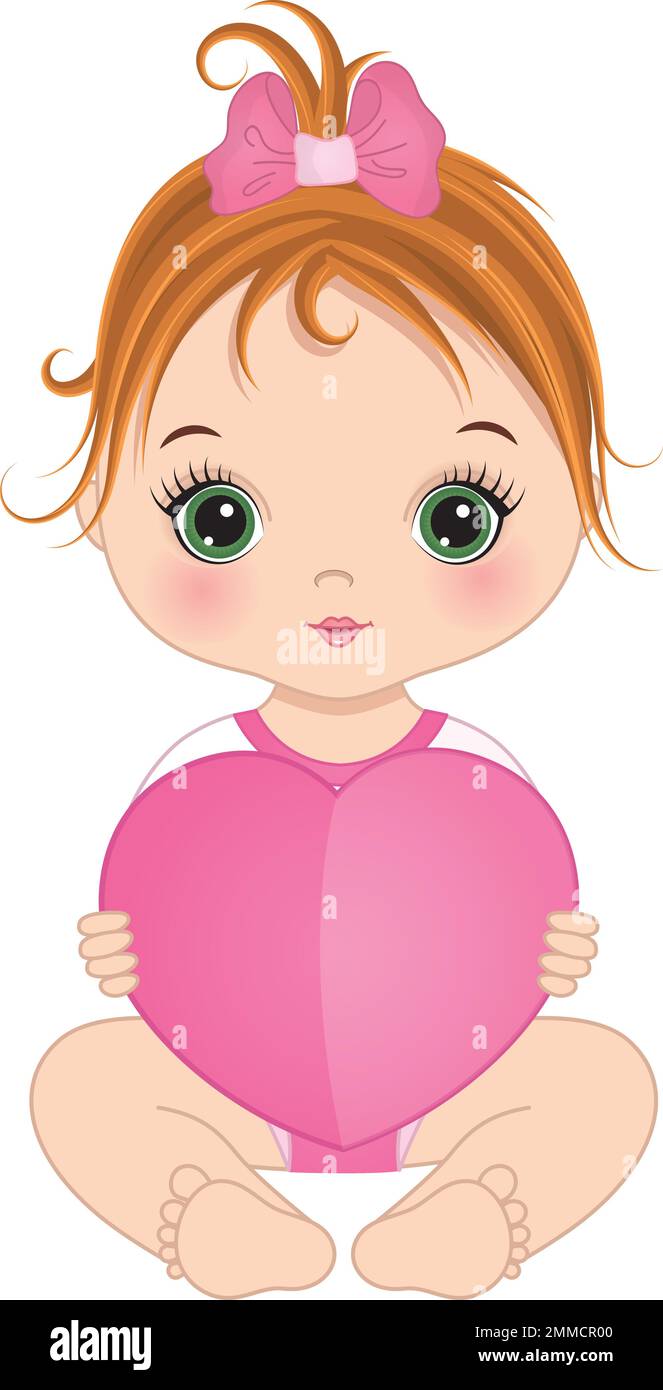 Cute Baby Girl Clip Art