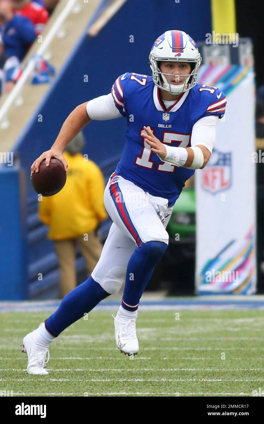 Buffalo Bills quarterback Josh Allen in action against the Tennessee ...