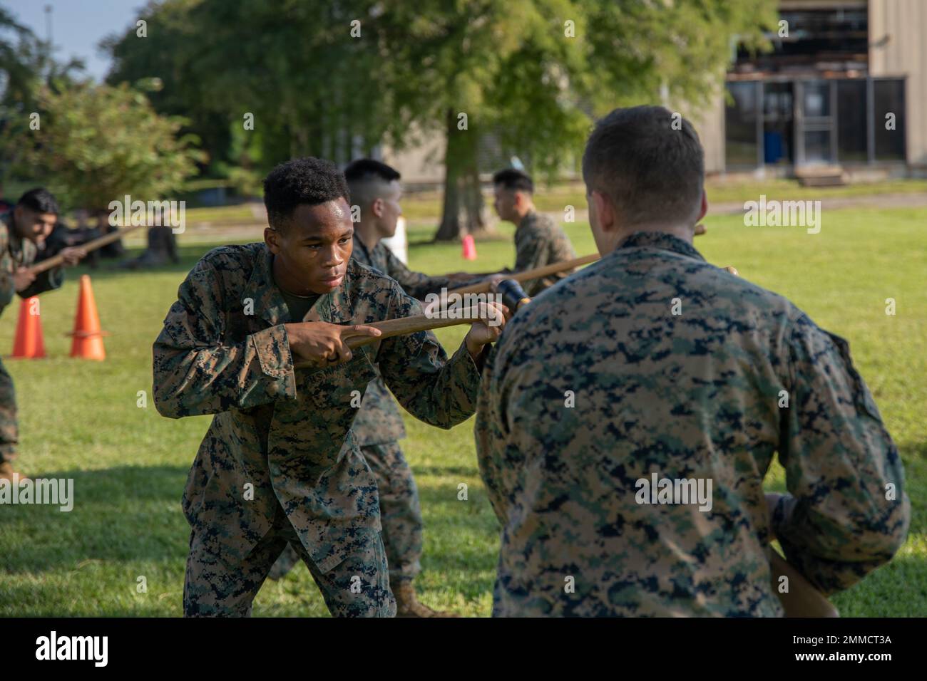 Cpl. Joshua Pryor, a supply administration clerk with Headquarters Battalion, Marine Forces ...