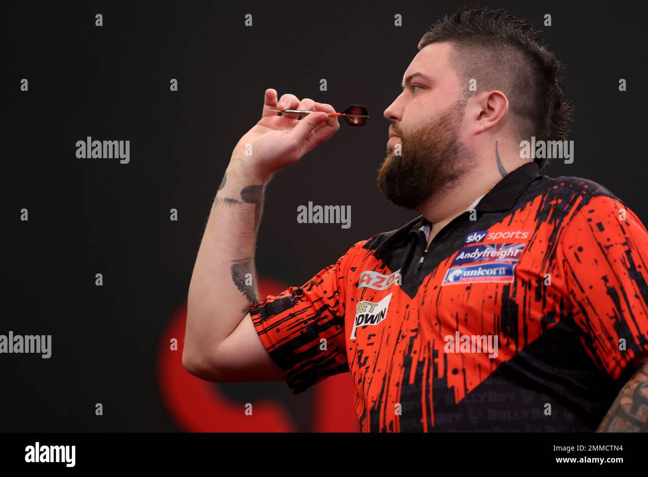 Marshall Arena, Milton Keynes, UK. 29th Jan, 2023. 2023 PDC Cazoo ...